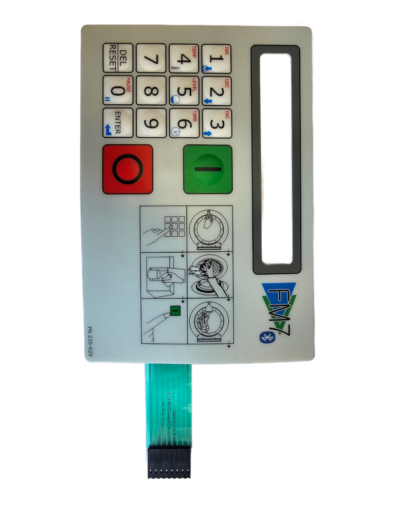 B&C 230-029 DECAL KEYPAD FM7 – WASHIQ